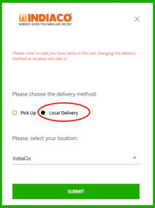 Home Delivery Chicago Metroplex – Welcome to IndiaCo